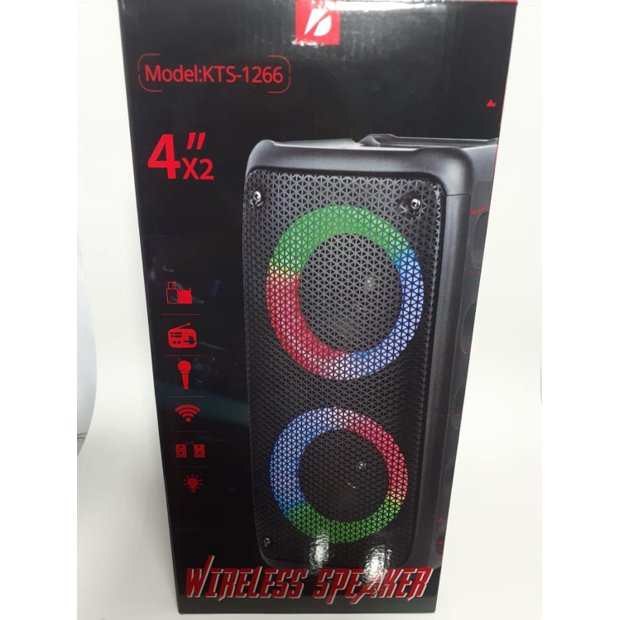 CAIXA DE SOM WIRELESS SPEAKER KTS-1266 | GRUPO YMA
