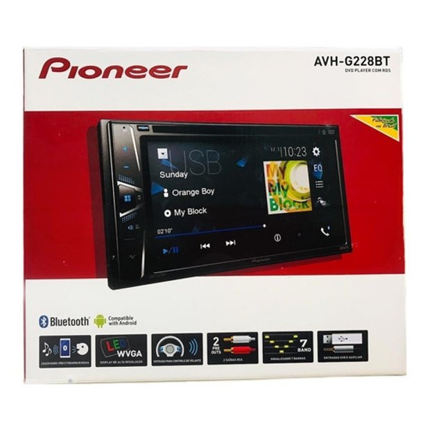 DVD PIONEER 2 DIN AVH-G228BT | GRUPO YMA