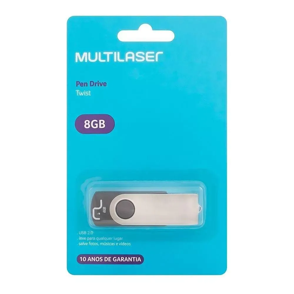 PEN DRIVE MULTILASER 8GB | GRUPO YMA