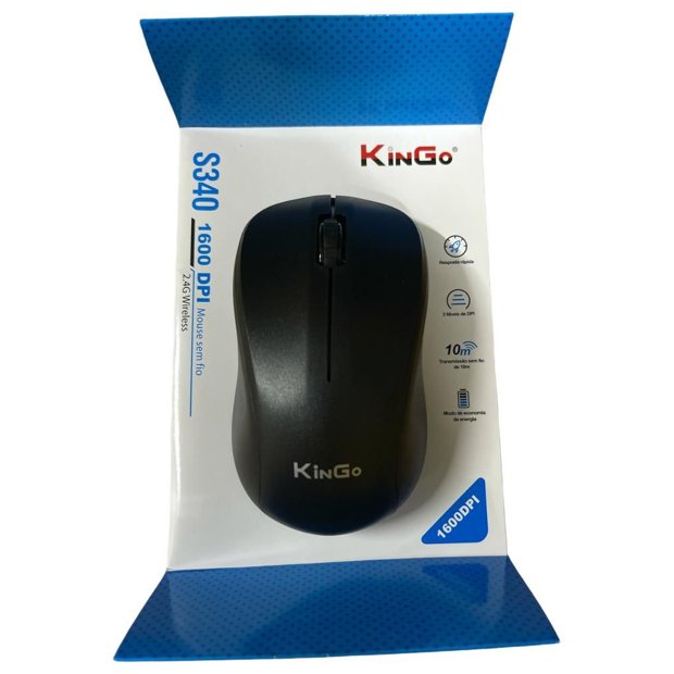 MOUSE SEM FIO S340 KINGO | GRUPO YMA
