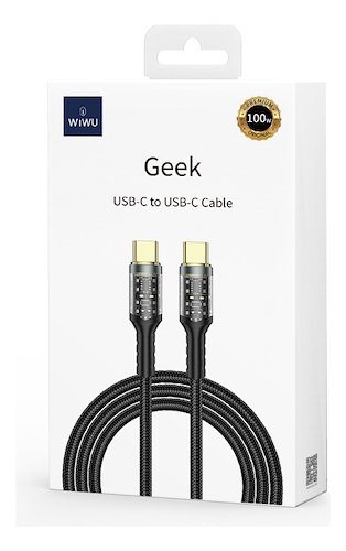 CABO USB-C PARA USB-C 100W WIWU GEEK WI-C016 | GRUPO YMA