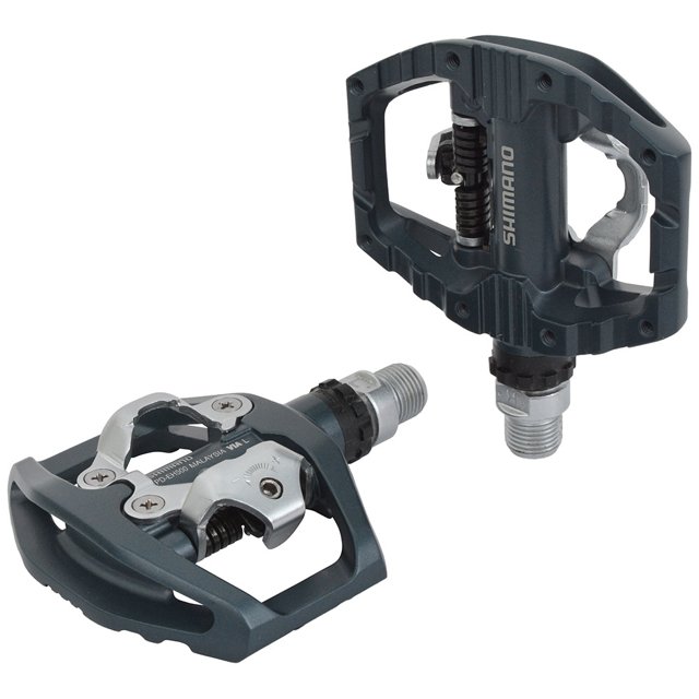 PEDAL 9/16 CLIP SHIMANO PLATAFORMA EH500 COM TAQUINHO | Pedalokos Bike Shop