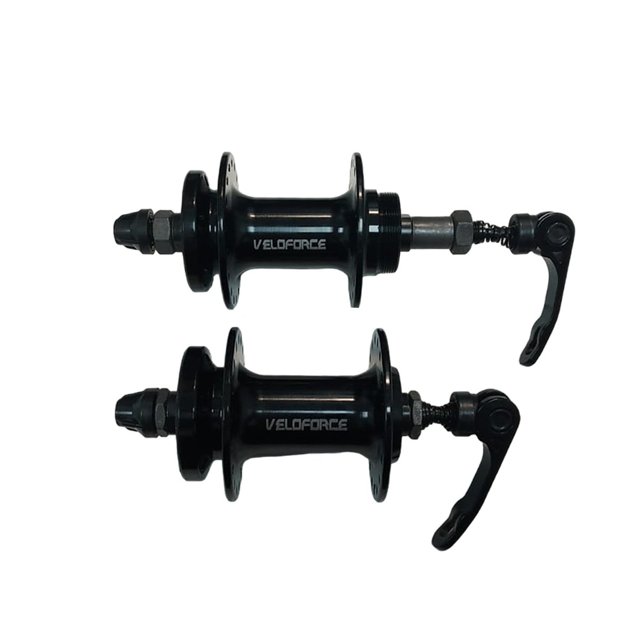 CUBO ALUMINIO DT/TS 36F ROSCA ROLAMENTADO P/DISCO C/BLOCAGEM 7/8V PRETO | Pedalokos Bike Shop