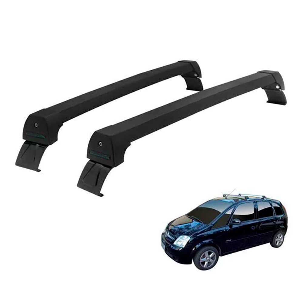 RACK LONG LIFE SPORT ALUM. PRETO P/ CHEVROLET MERIVA (PMrv) - PRETO ...