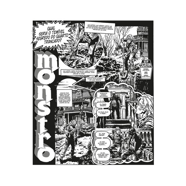 HQ MONSTRO - CAPA DURA - ALAN MOORE | TEM DE TUDO GUARULHOS