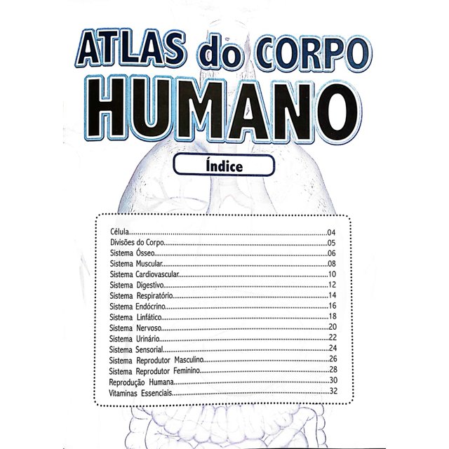 LIVRO ATLAS DO CORPO HUMANO COM ILUSTRAÇÕES 3D - COMPLETO | TEM DE TUDO ...