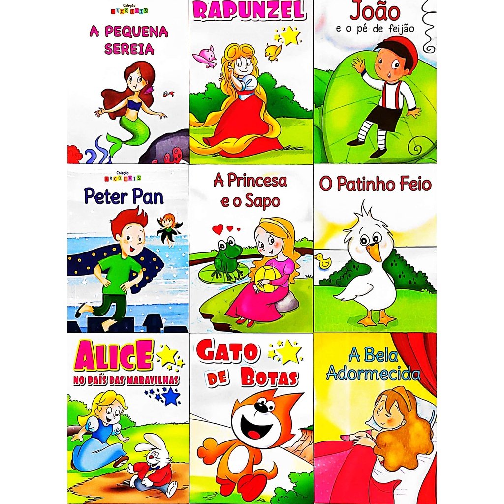 MINI LIVRO CONTOS CLÁSSICOS - FABULA HISTORIA INFANTIL | TEM DE TUDO ...