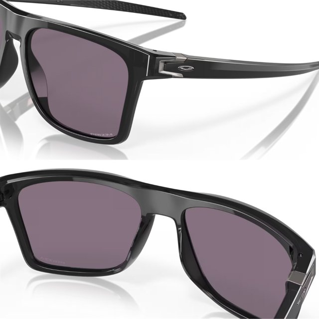 Óculos Oakley Leffingwell Black Ink Lente Prizm Grey | Tech Team Bikes