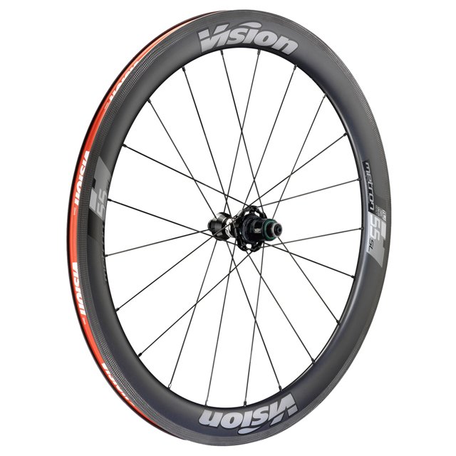 Roda Ciclismo Vision Metron 55 SL Carbon Rim Brake Tubeless FreeHub ...