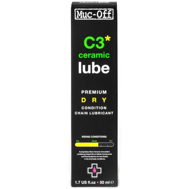 Óleo Lubrificante Muc-Off C3 Ceramic Lube Seco 50ml | Tech Team Bikes