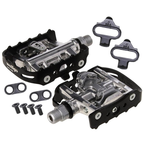 Pedal Wellgo WPD-95B SPD 2 Funções Preto | Tech Team Bikes