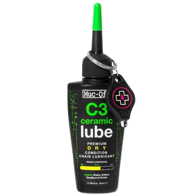 Óleo Lubrificante Muc-Off C3 Ceramic Lube Seco 50ml | Tech Team Bikes