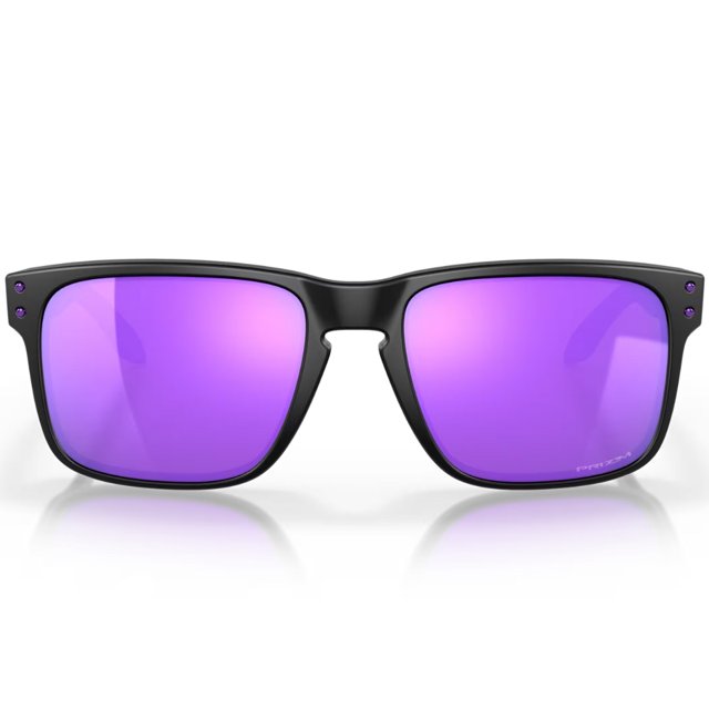 Óculos Oakley Holbrook Matte Black Lente Violet Iridium - OO9102-2655 ...