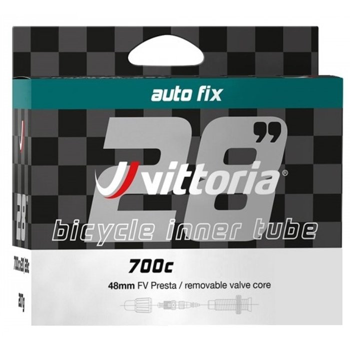 Câmara de Ar Vittoria Auto Fix com Selante 700x20/28c Presta 48mm | Tech Team Bikes