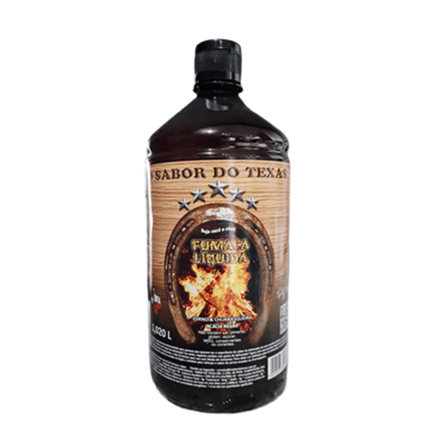FUMAÇA LIQUIDA ORGÂNICA 1 LITRO COM 6 UNIDADES | O Sabor do Texas