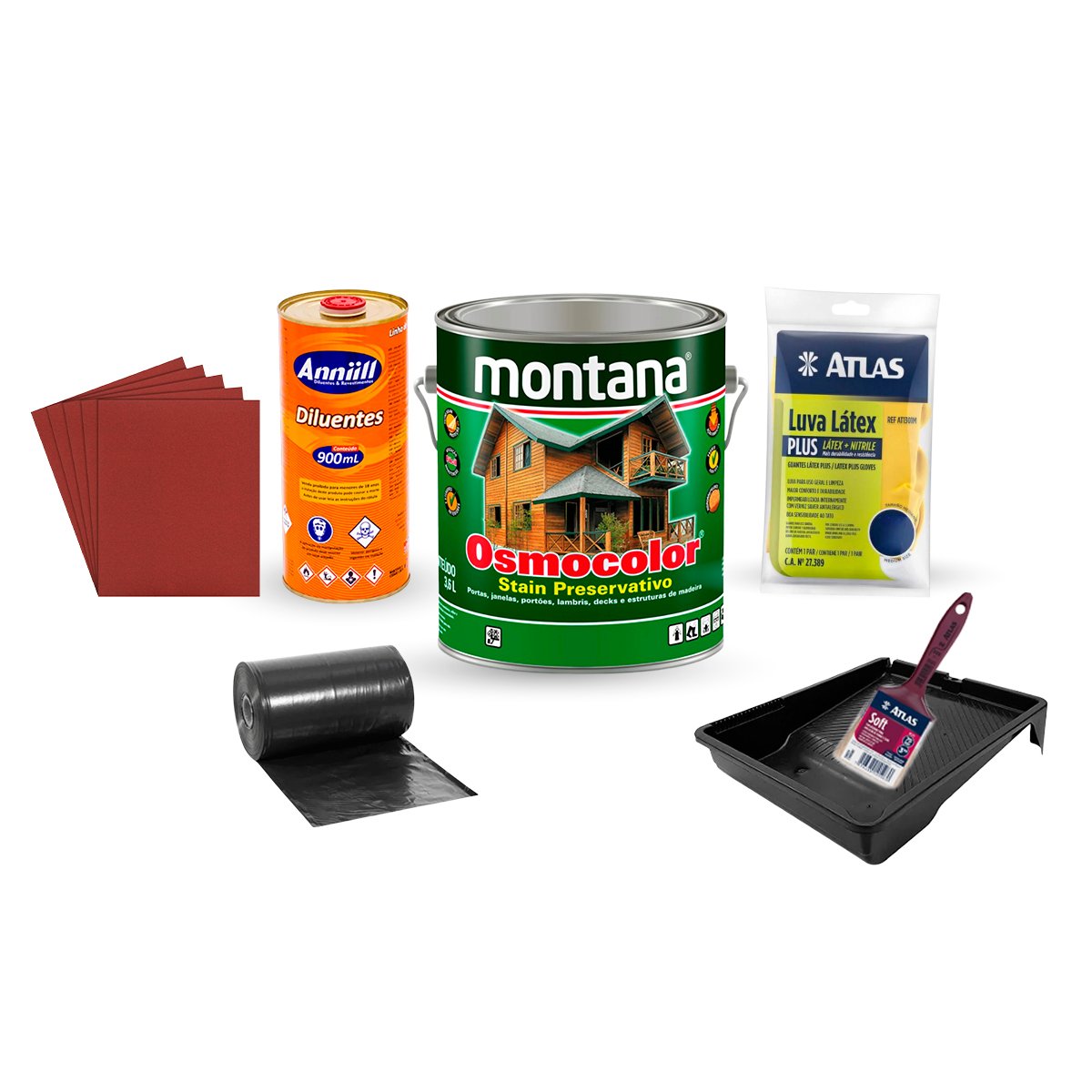 Combo Osmocolor Transparente 3,6LT - Montana | Hartz Tintas