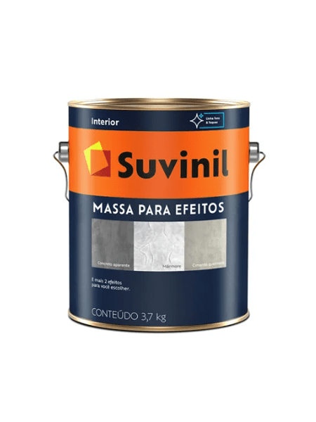 Massa para Efeito Cor Nanquim - 3,6 litros - Suvinil | Hartz Tintas