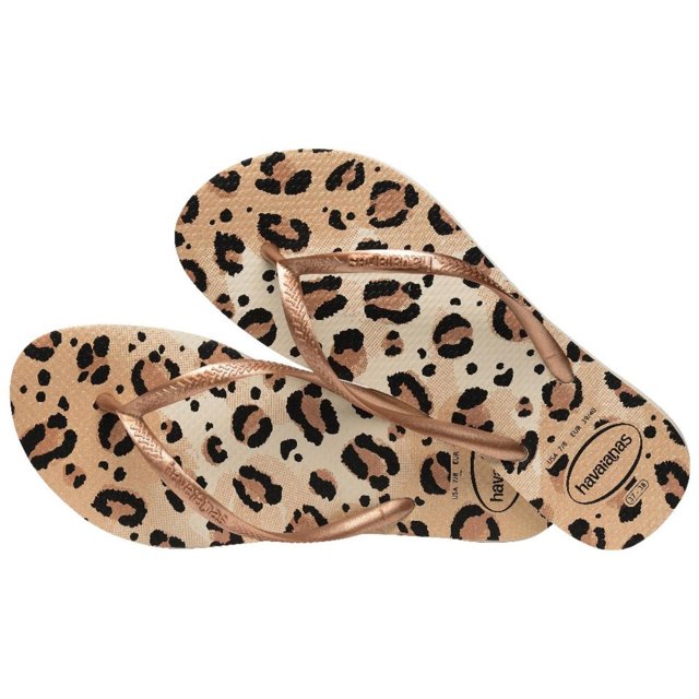 Chinelo Feminino Slim Animals Havaianas | Feira de Calçados