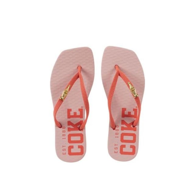 Chinelo Feminino Bico Quadrado Bray Coca-Cola CC4325 | Feira de Calçados