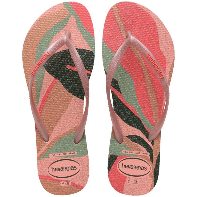 Chinelo Feminino Havaianas Slim Palette Glow | Feira de Calçados