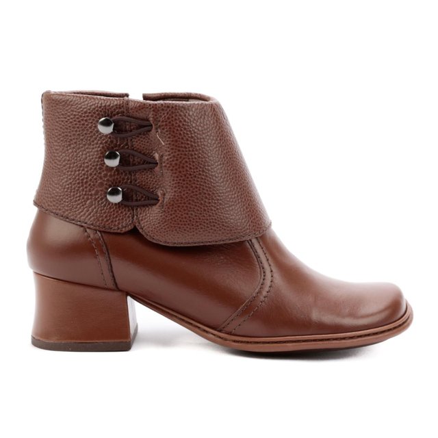 Bota Feminina Salto Bloco J.Gean FR0001 | Feira de Calçados