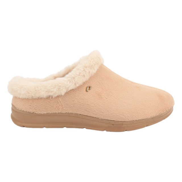 Pantufa Feminina Forrada em Lã Pegada 266002-04 | Feira de Calçados