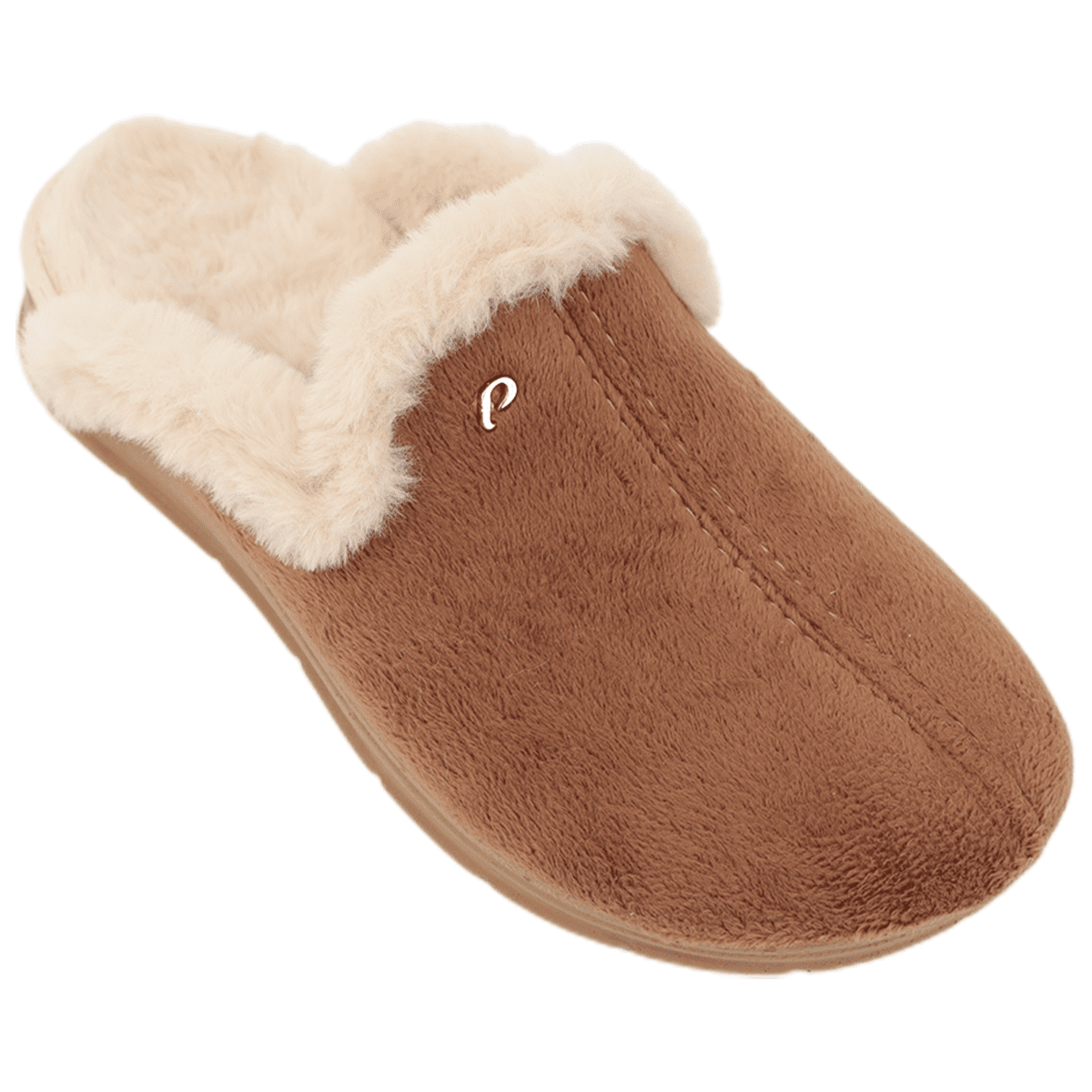 Pantufa Feminina Forrada Pegada 266005 | Feira de Calçados
