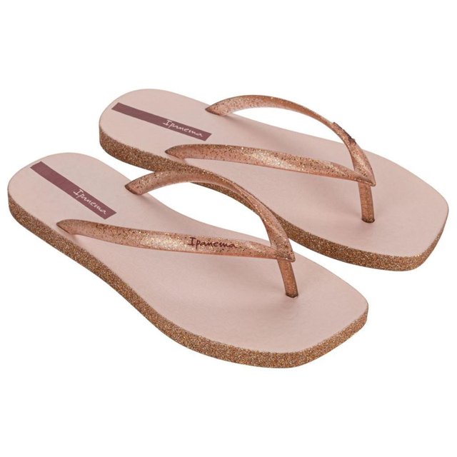 Chinelo Feminino Glitter Bico Quadrado Grendene 27095 | Feira de Calçados