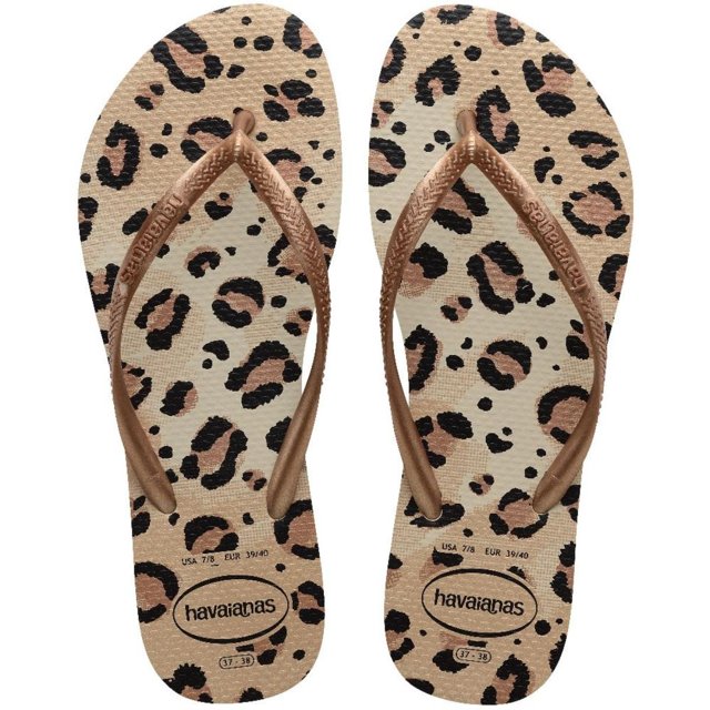 Chinelo Feminino Slim Animals Havaianas | Feira de Calçados