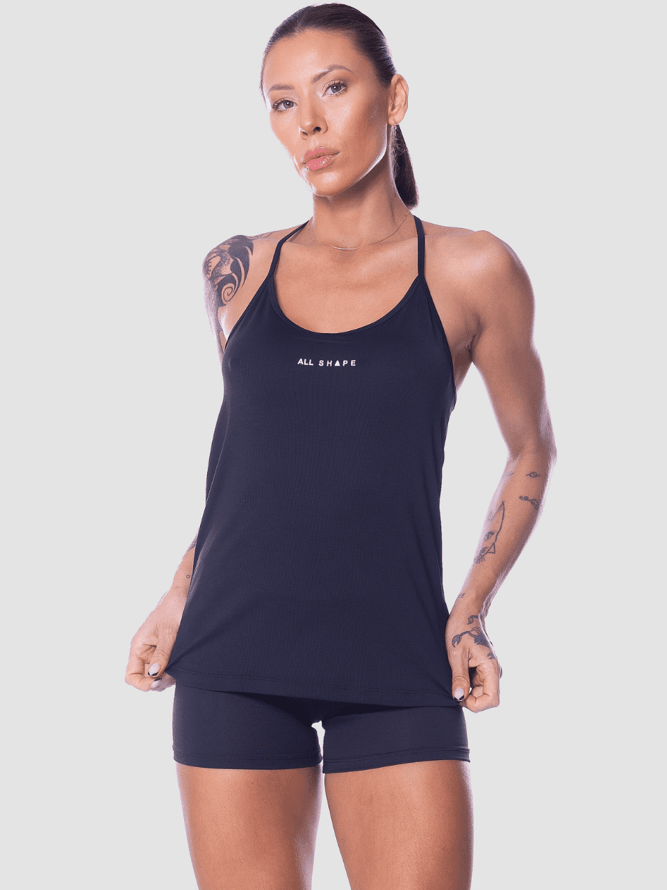 Regata Active Dry Fit - Preto | All Shape ® Oficial