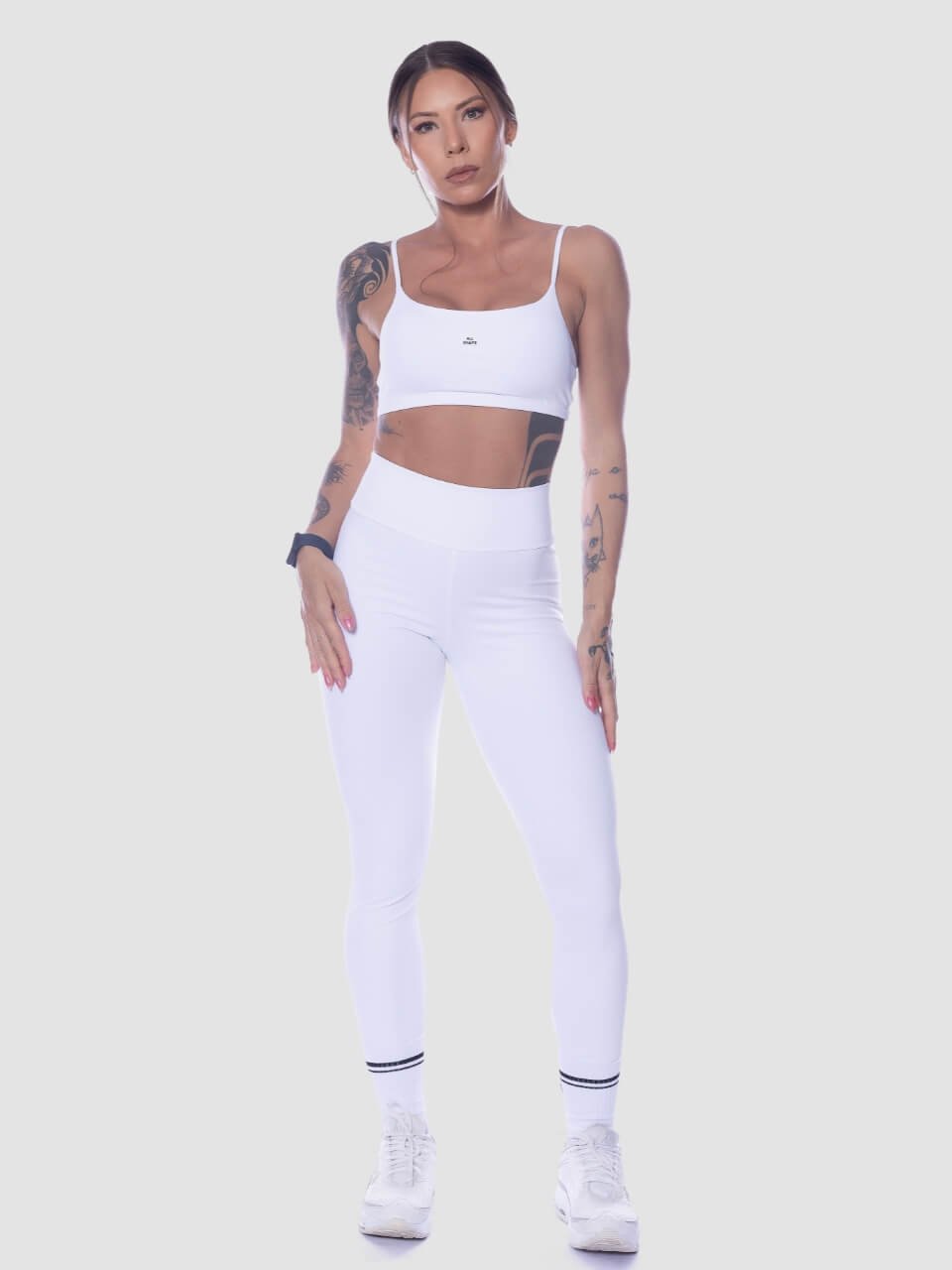 Conjunto Canelado Luxe Branco | All Shape ® Oficial