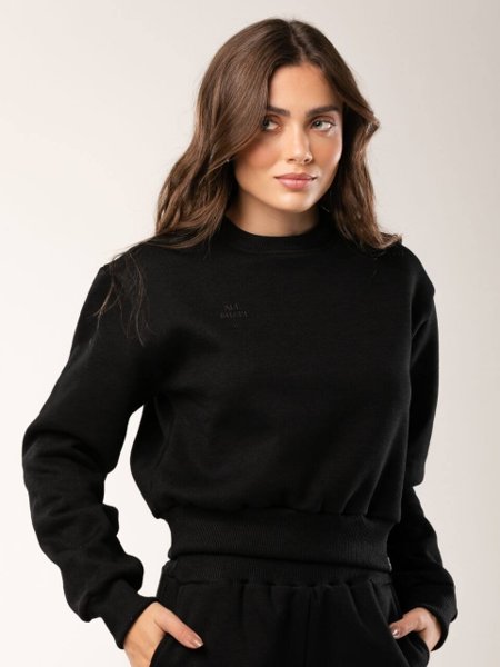 Conjunto Moletom Peluciado Preto | All Shape ® Oficial