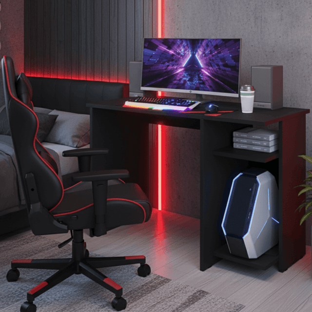 Mesa Gamer 1,15m | Luna Móveis