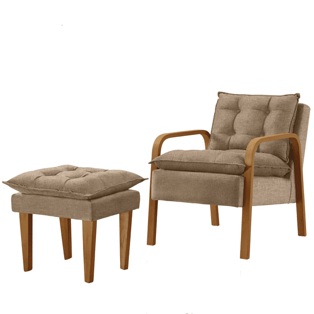 Poltrona com Puff | Luna Móveis