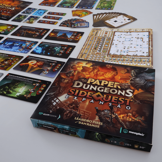 Paper Dungeons: Side Quest | MeepleBR