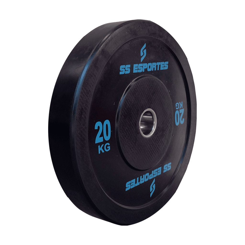 Anilha Olímpica Challenger - 20kg SS Esportes | SS Esportes