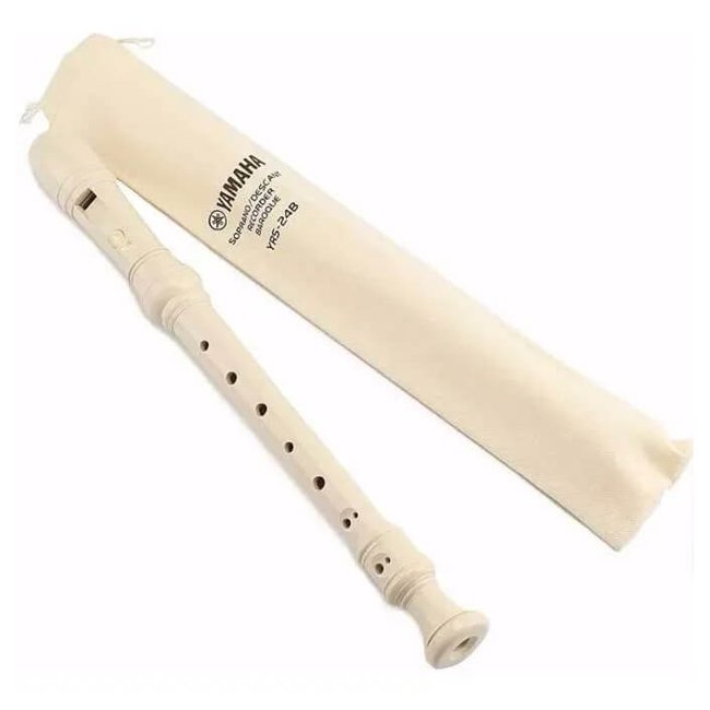 Flauta Yamaha Doce Soprano Barroca YRS24B - Kit 10 Flautas | Super Som