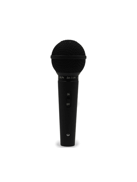 Microfone Leson Profissional SM58P4 Preto Fosco com cabo 3MTS | Super Som