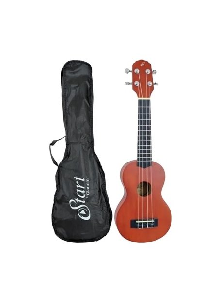 Ukulele Giannini Start Soprano Acustico Com Capa UKS21NS | Super Som