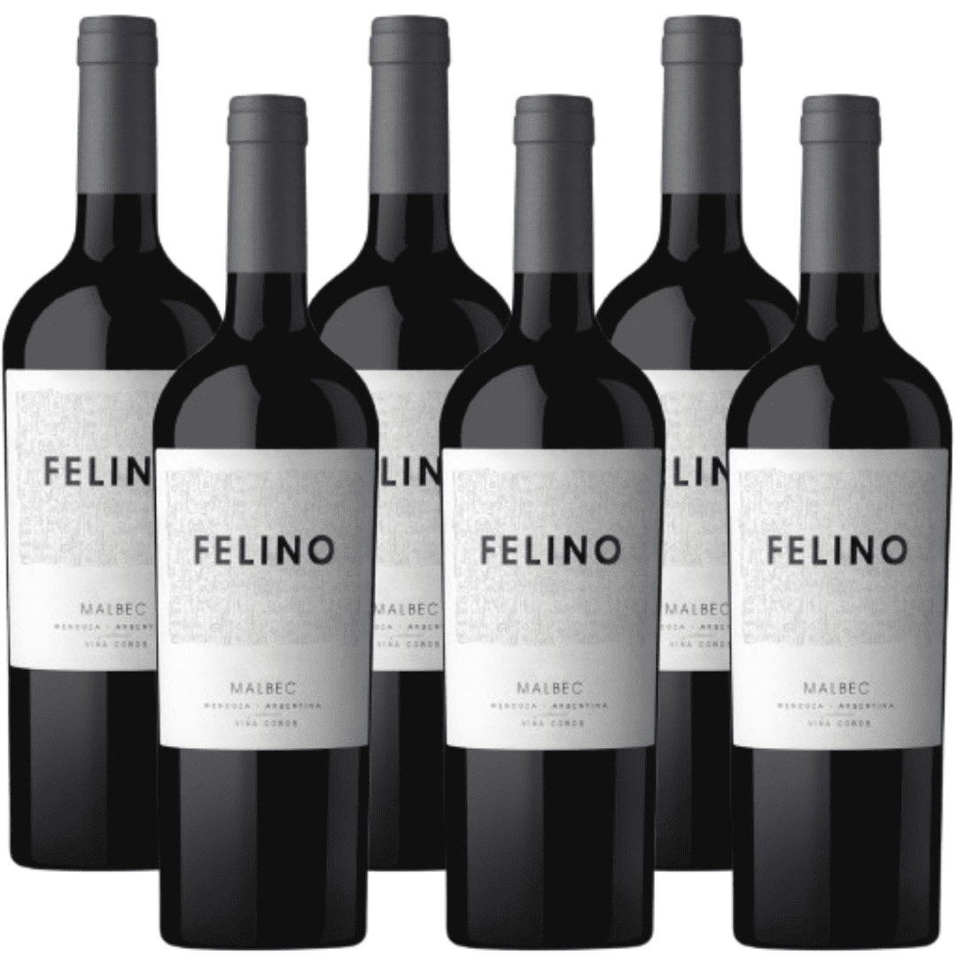 VINHO FELINO MALBEC 750ML | KIT 06 UN | Loja Tani