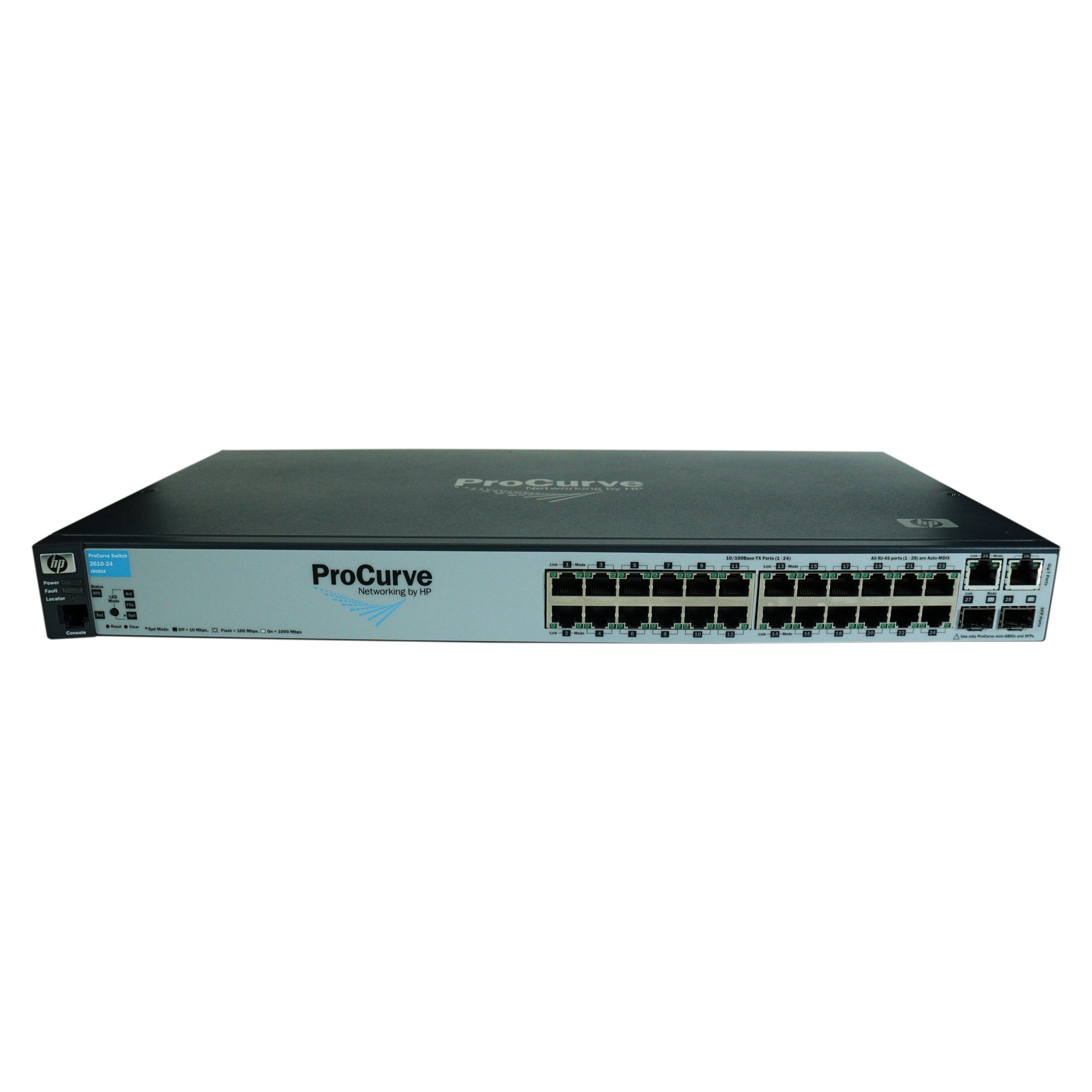 Switch HP ProCurve E2610-24 , 24 portas 10/100 J9085a | Happy Outlet ...