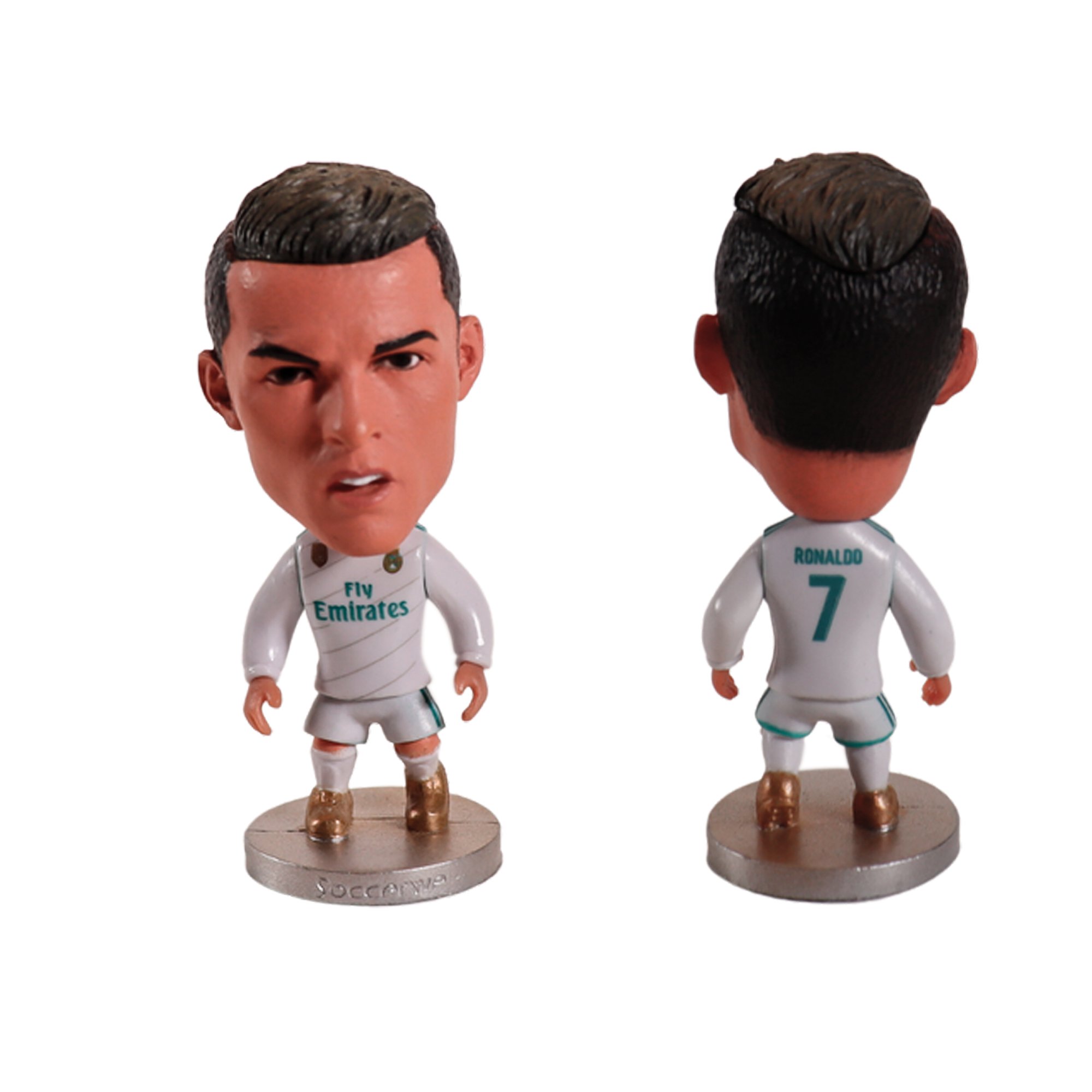 Boneco miniatura Cristiano Ronaldo no Real Madrid | Happy Outlet - Seu ...