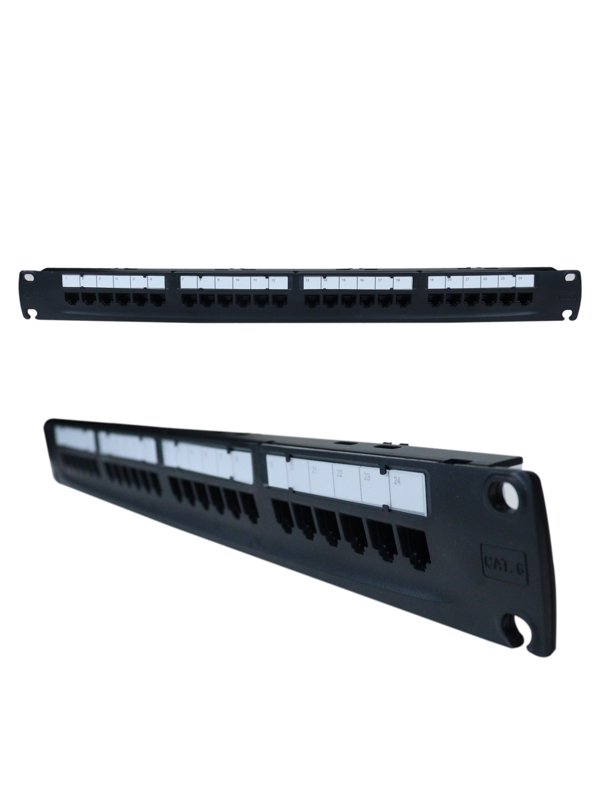 Patch Panel Cat6 24 Portas Gigalan Furukawa - 1331 | Happy Outlet - Seu ...