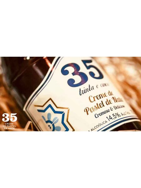 Licor 35 Creme de Pastel de Nata 700 ml | Quinta de Olivares - Garrafeira
