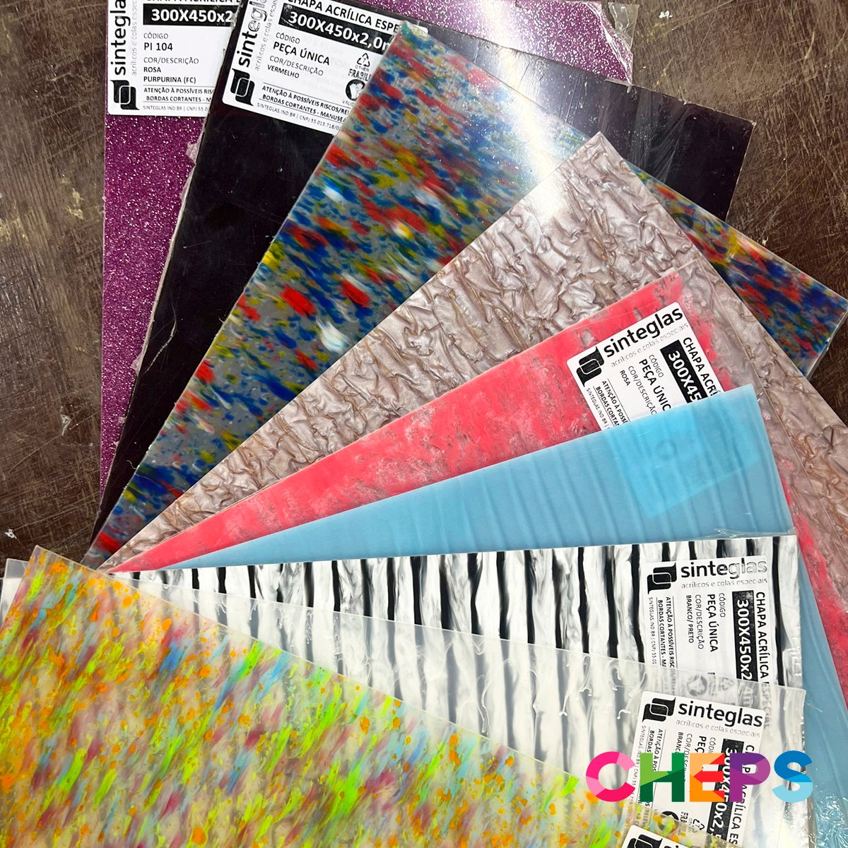 CHEPS by Sinteglas | Kit CHEPS Varias Cores - Segunda Linha | CHEPS ...