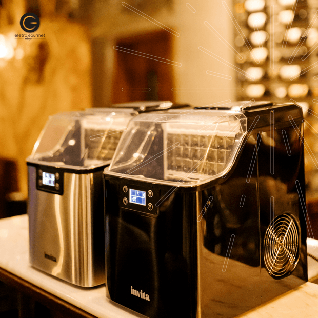 Ice Maker Portátil Invita Inox - 127V ou 220V | Eletro Gourmet Shop
