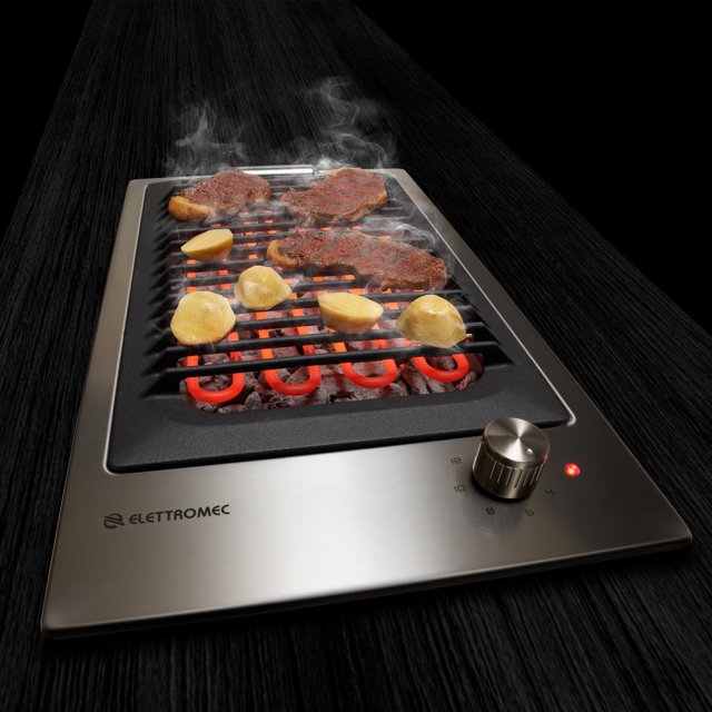 Dominó Elettromec Quadratto Barbecue - 220V | Eletro Gourmet Shop