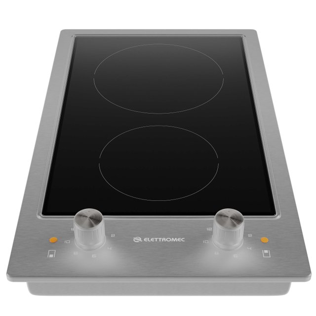 Dominó Elettromec Quadratto Vitrocerâmico 220V | Eletro Gourmet Shop