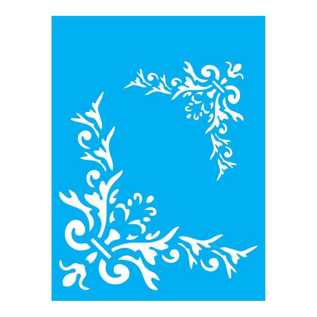 Stencil Arabesco - 15x20 - Ref 249 | Stencil direto da fábrica com até 50% Off | Tamako Laser