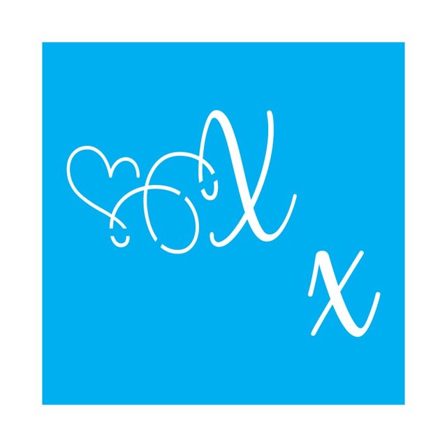 Stencil Letra X - 10x10 - Ref 5348 | Stencil direto da fábrica com até ...